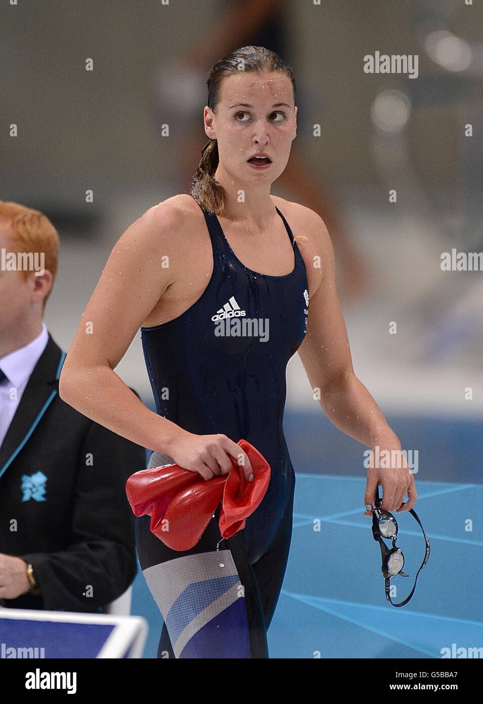 Great Britain's Stephanie Proud after the Women's 200m Backstroke ...