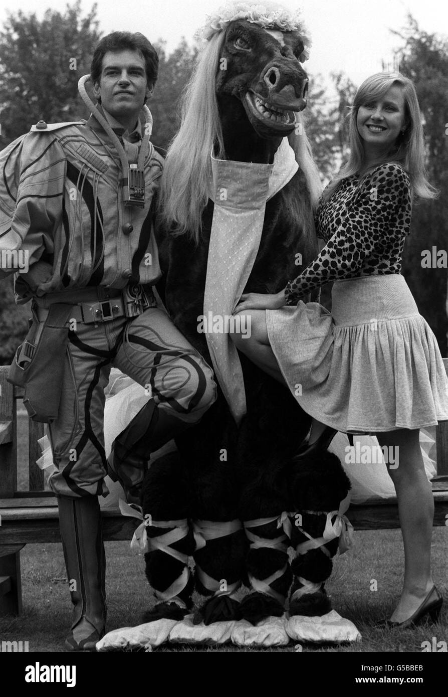 During which blue peter celebrates its silver jubilee hi-res stock ...