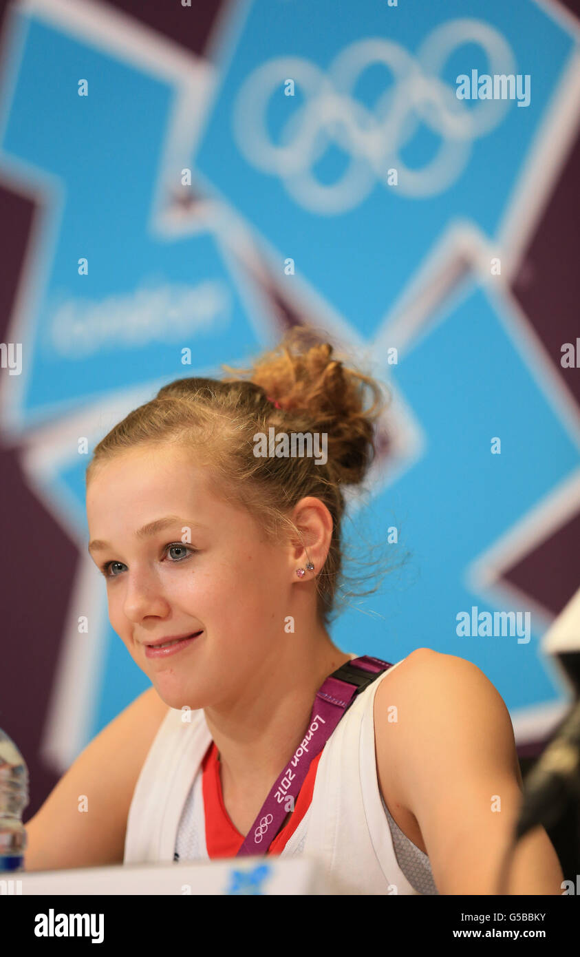 Team gbs youngest member rebecca tunney hi-res stock photography and ...