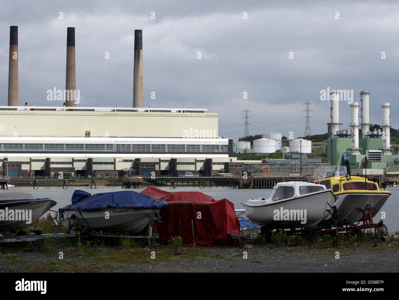 Ballylumford power station hi-res stock photography and images - Alamy