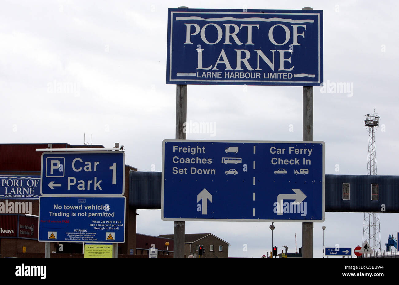 Larne ferry terminal hi-res stock photography and images - Alamy