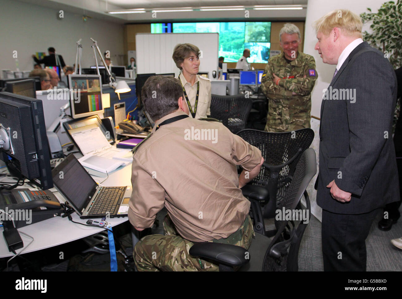 Police operations room hi-res stock photography and images - Alamy