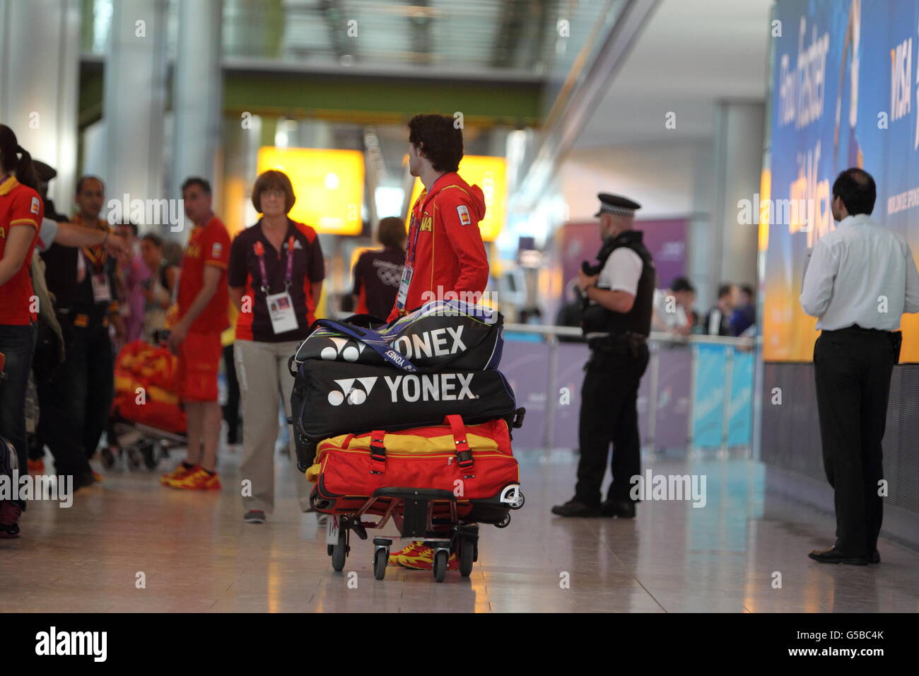 Olympics - London 2012 - Olympic Team Arrivals at Heathrow Airport ...
