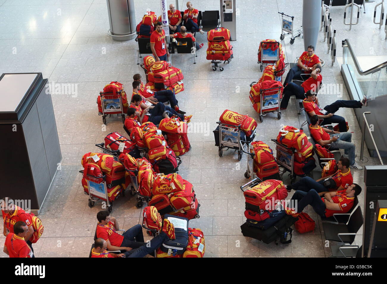 Olympics - London 2012 - Olympic Team Arrivals at Heathrow Airport ...