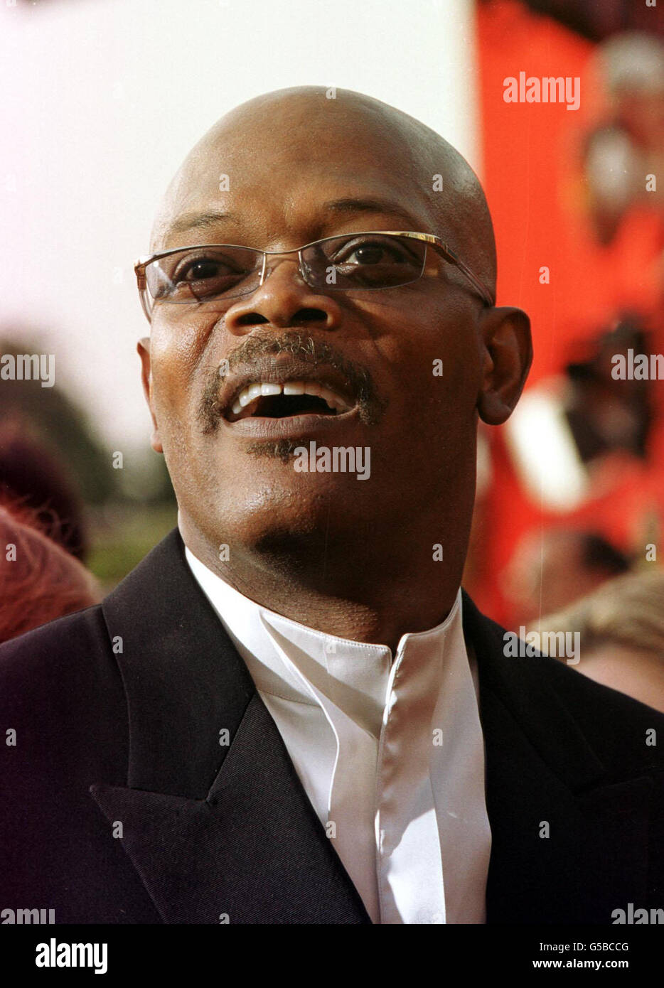 Samuel jackson bald hi-res stock photography and images - Alamy