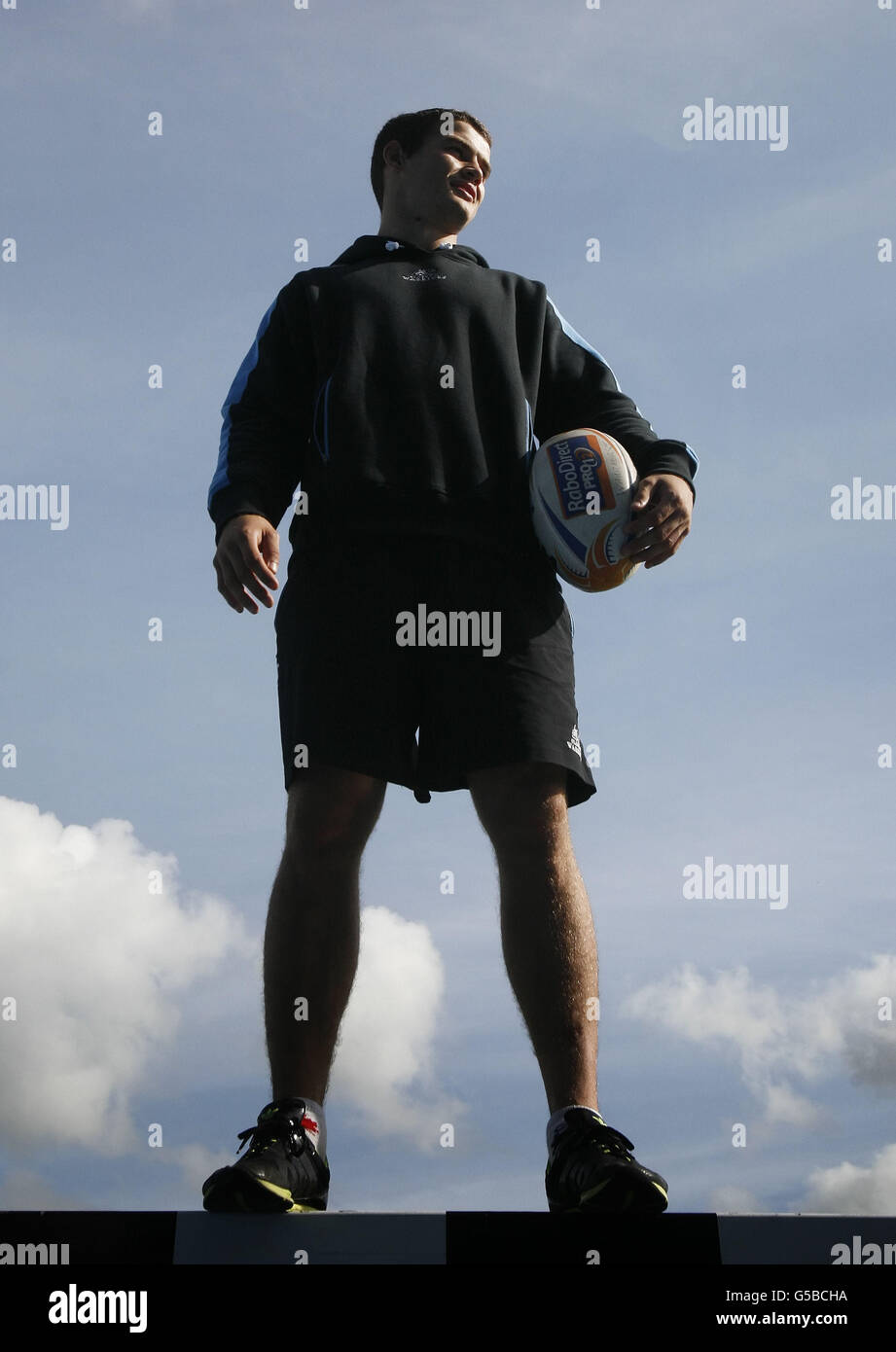 New Glasgow Warriors signing Taylor Paris during the photocall at ...