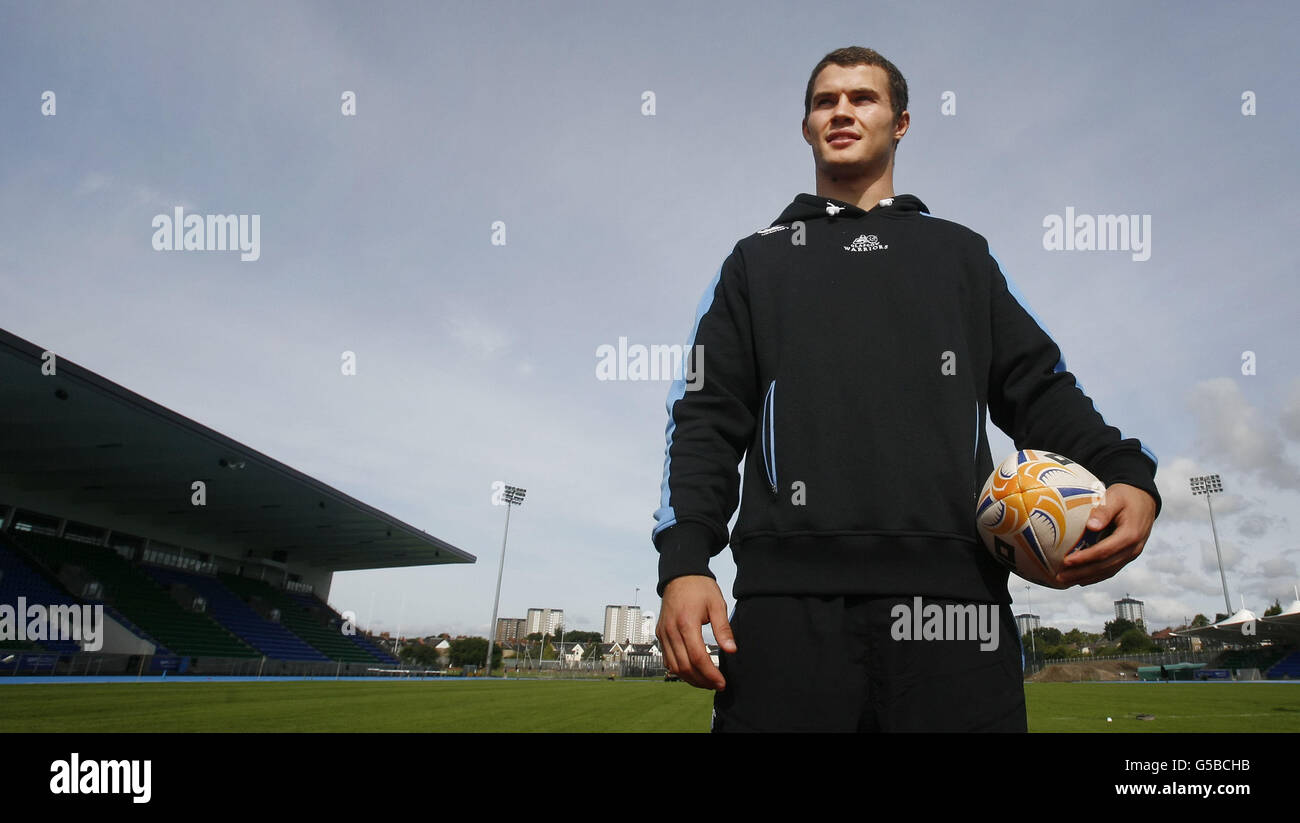New Glasgow Warriors signing Taylor Paris during the photocall at ...