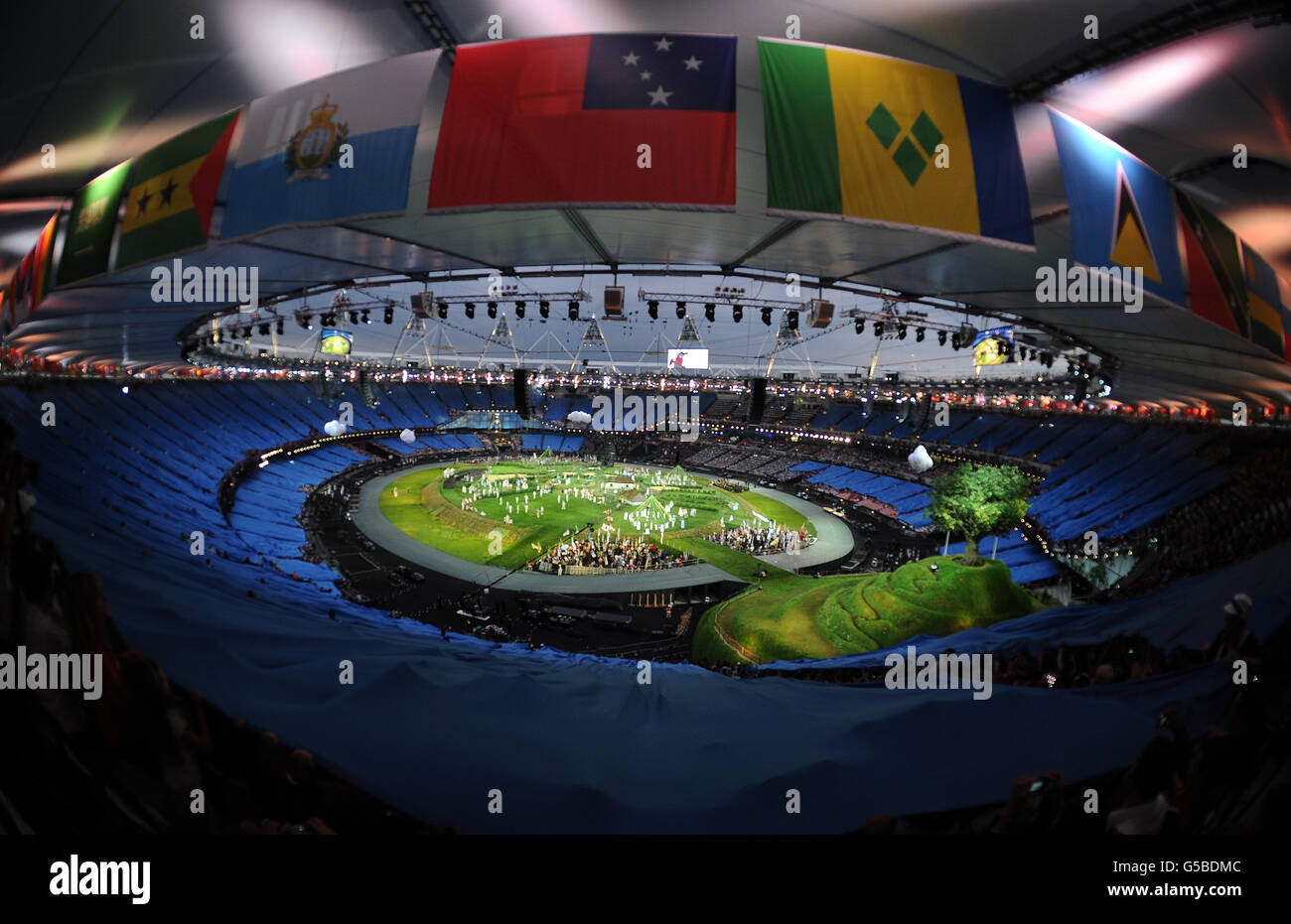 2012 summer olympics opening ceremony hi-res stock photography and ...