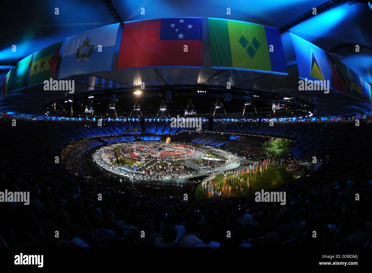 2012 summer olympics opening ceremony hi-res stock photography and ...
