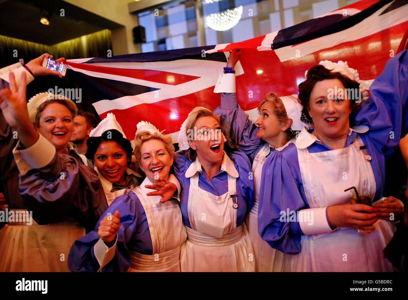 Olympic games 2012 stadium nhs hi-res stock photography and images - Alamy