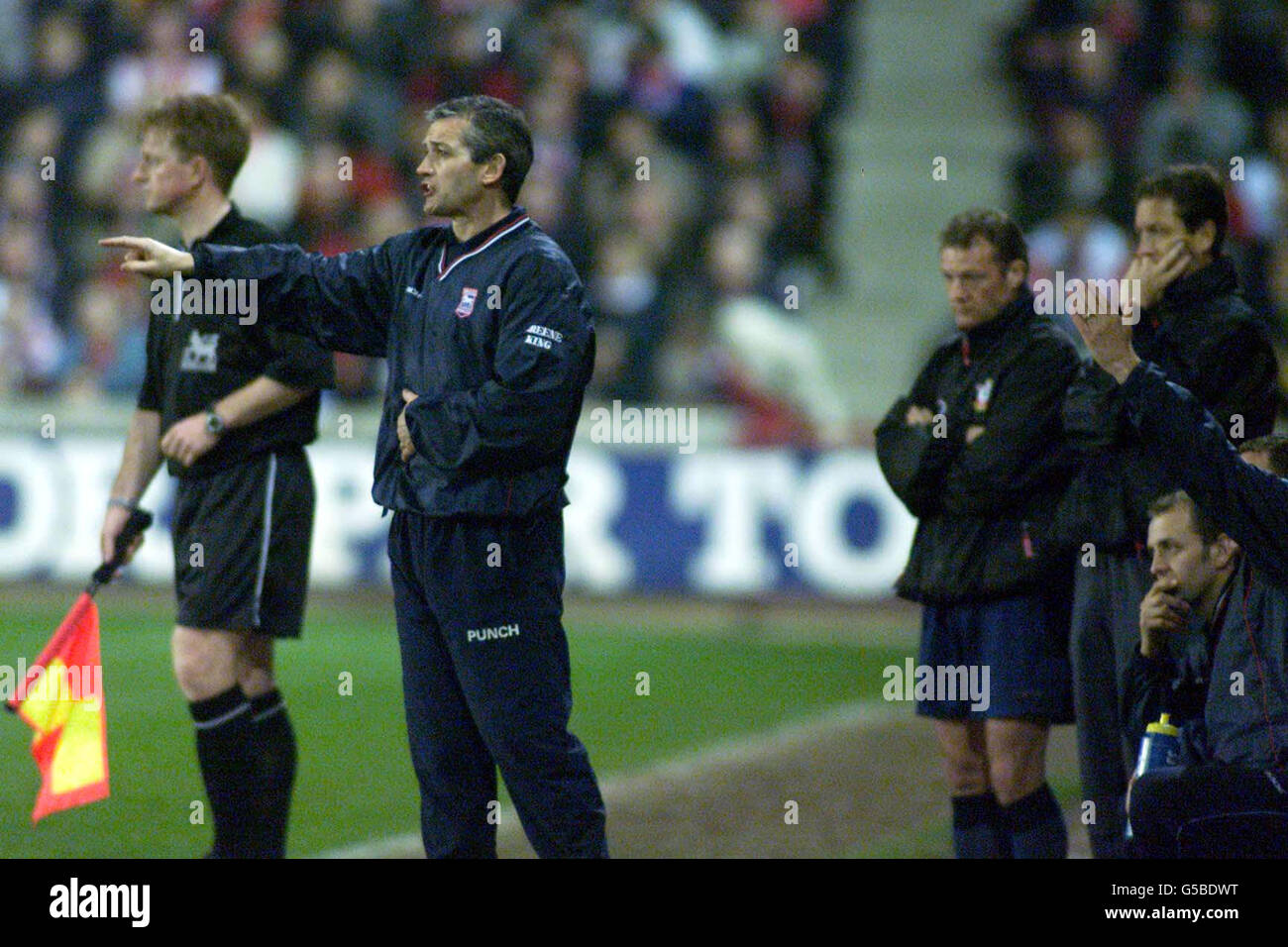 Southampton's new coaches Stuart Gray (far right) and Dennis Rofe (2nd ...