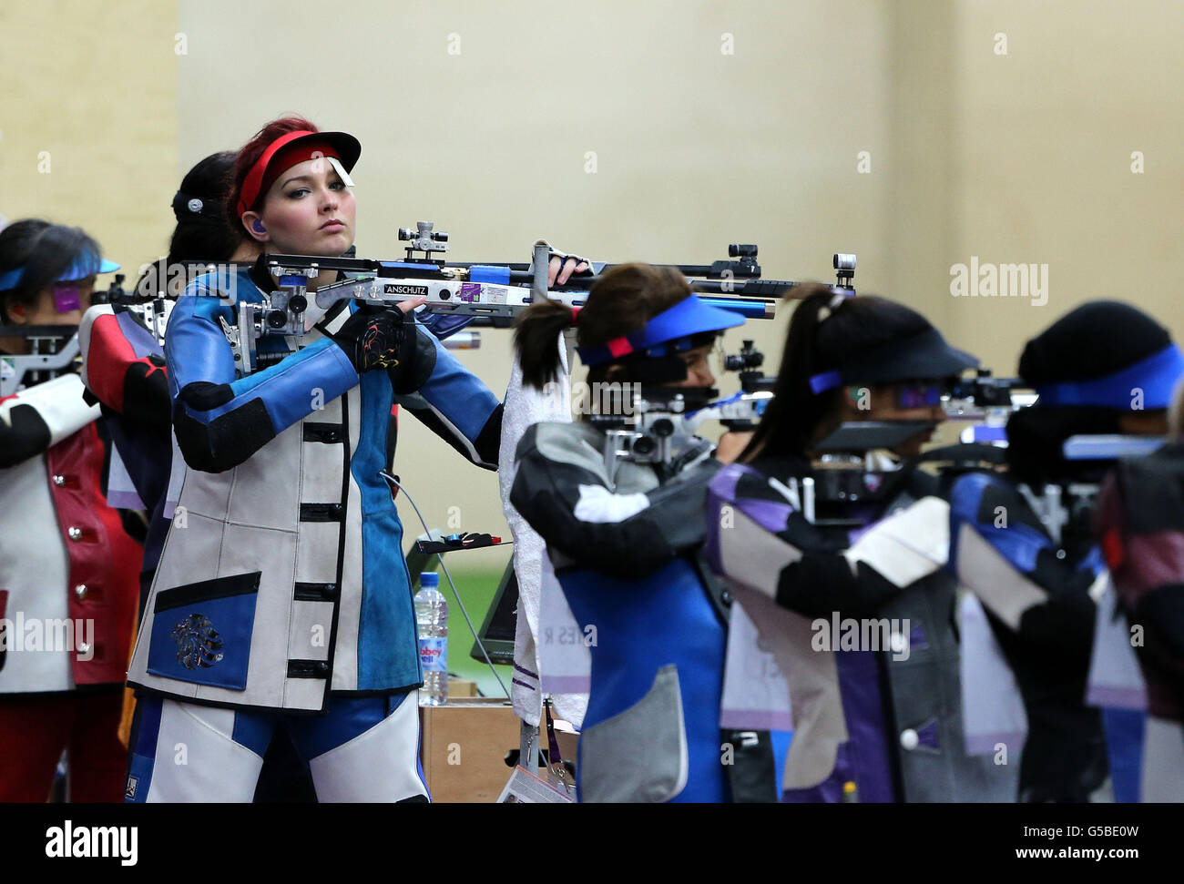 Great Britain's Jennifer McIntosh shoots during the 10m Air Rifle Women ...