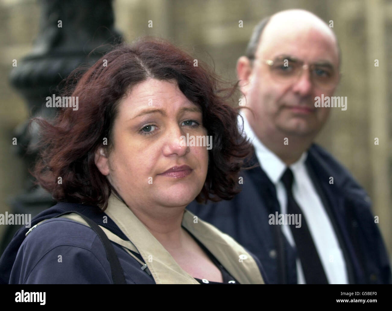 Gemma Carter's mother Sharon Carter and uncle Geoff, arrive at the main ...