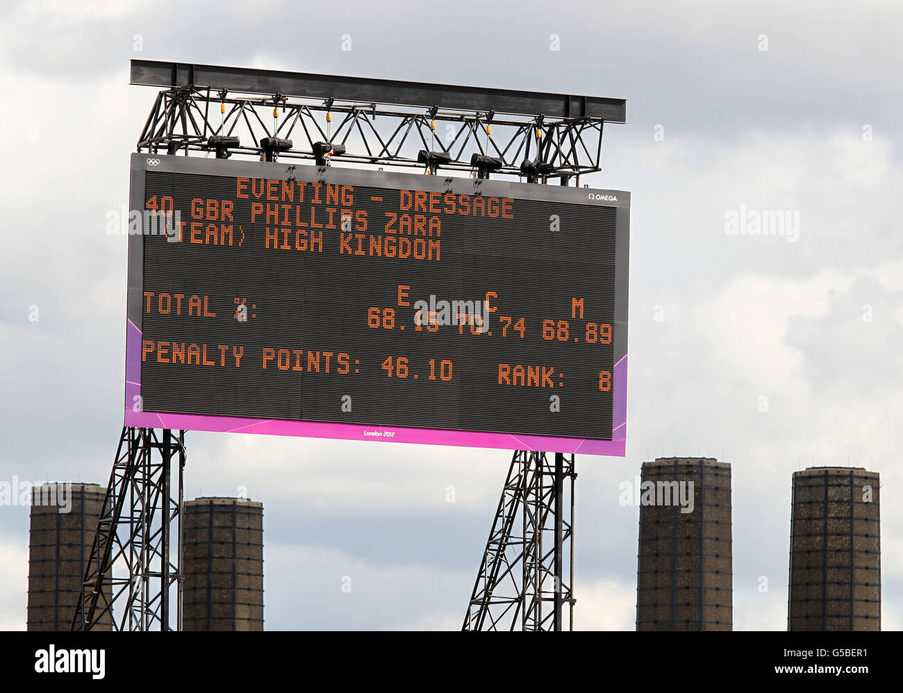 Olympic scoreboard hi-res stock photography and images - Alamy