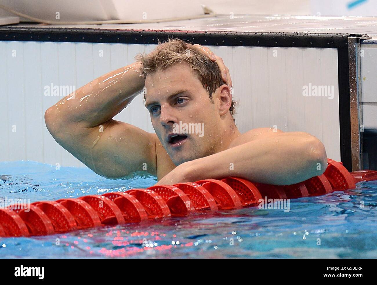 Great Britain's Liam Tancock after finishing second in his Men's 100m ...