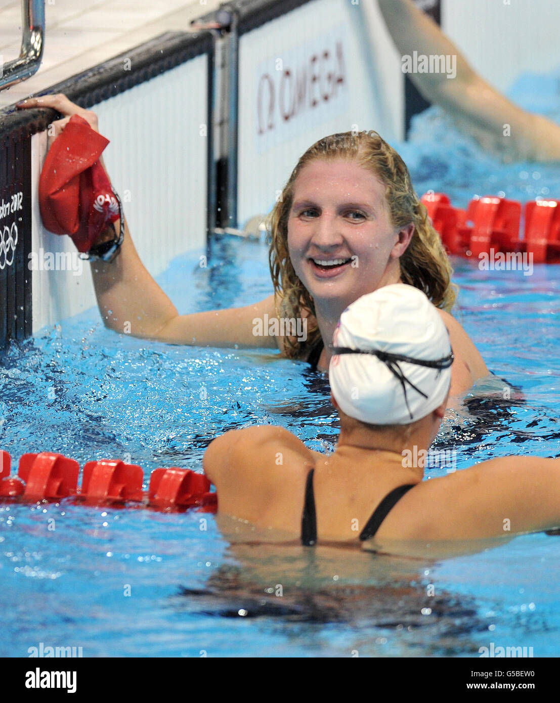 Great Britains Rebecca Adlington 400m Freestyle Heat Aquatics Centre Hi