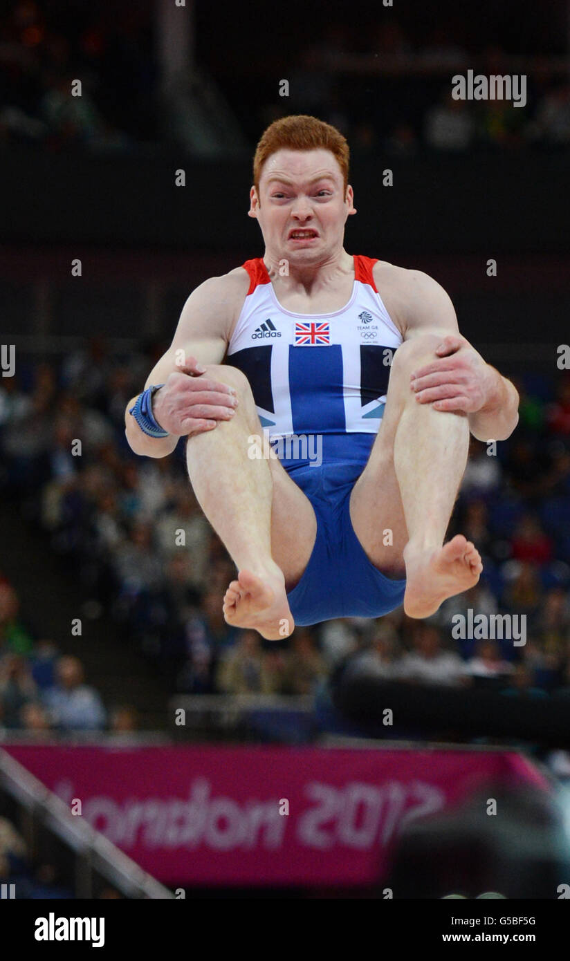 Great Britain's Daniel Purvis competes on the floor during the Artistic ...