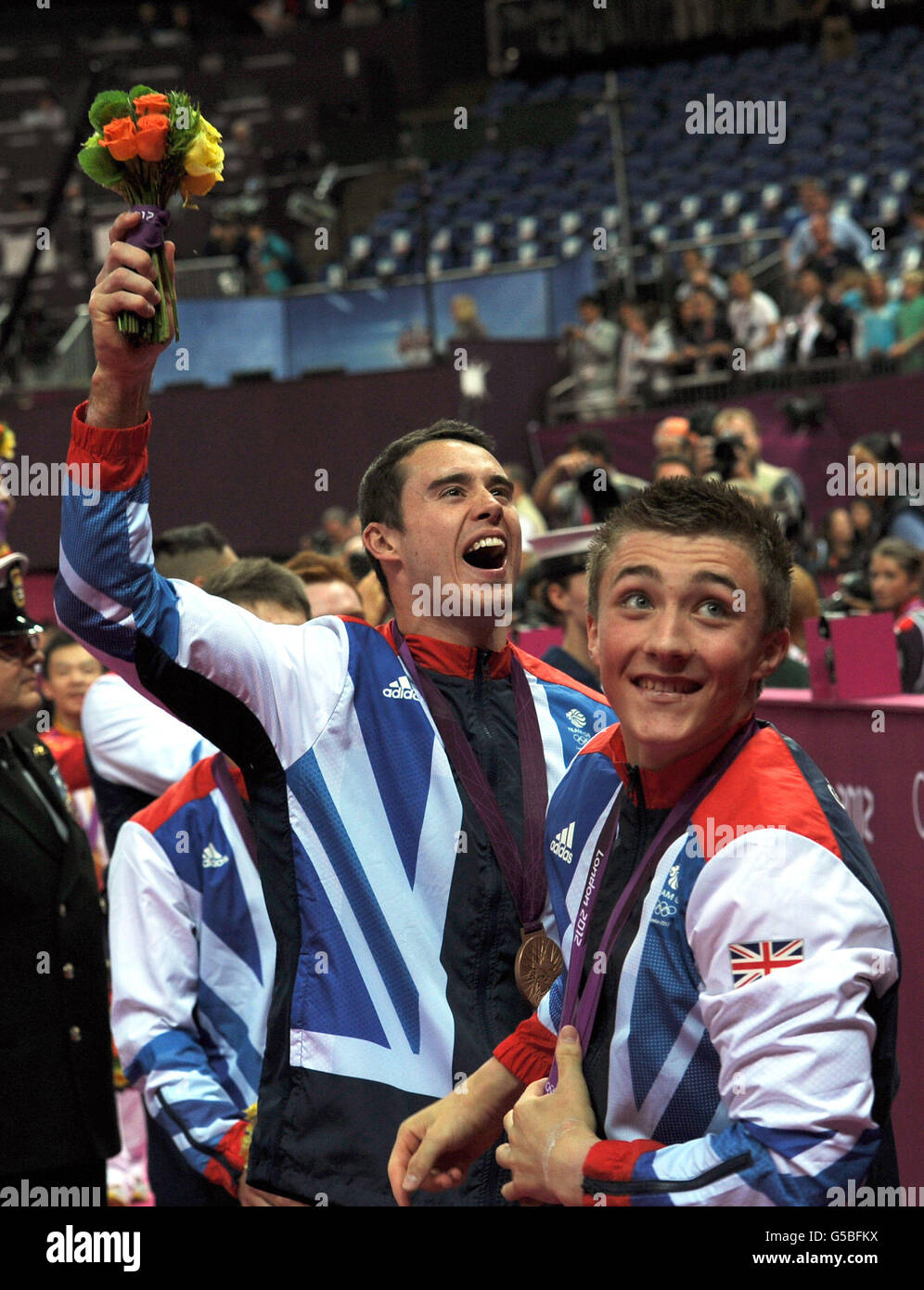 Greratr Britain's Kristian Thomas and Sam Oldham celebrate after ...