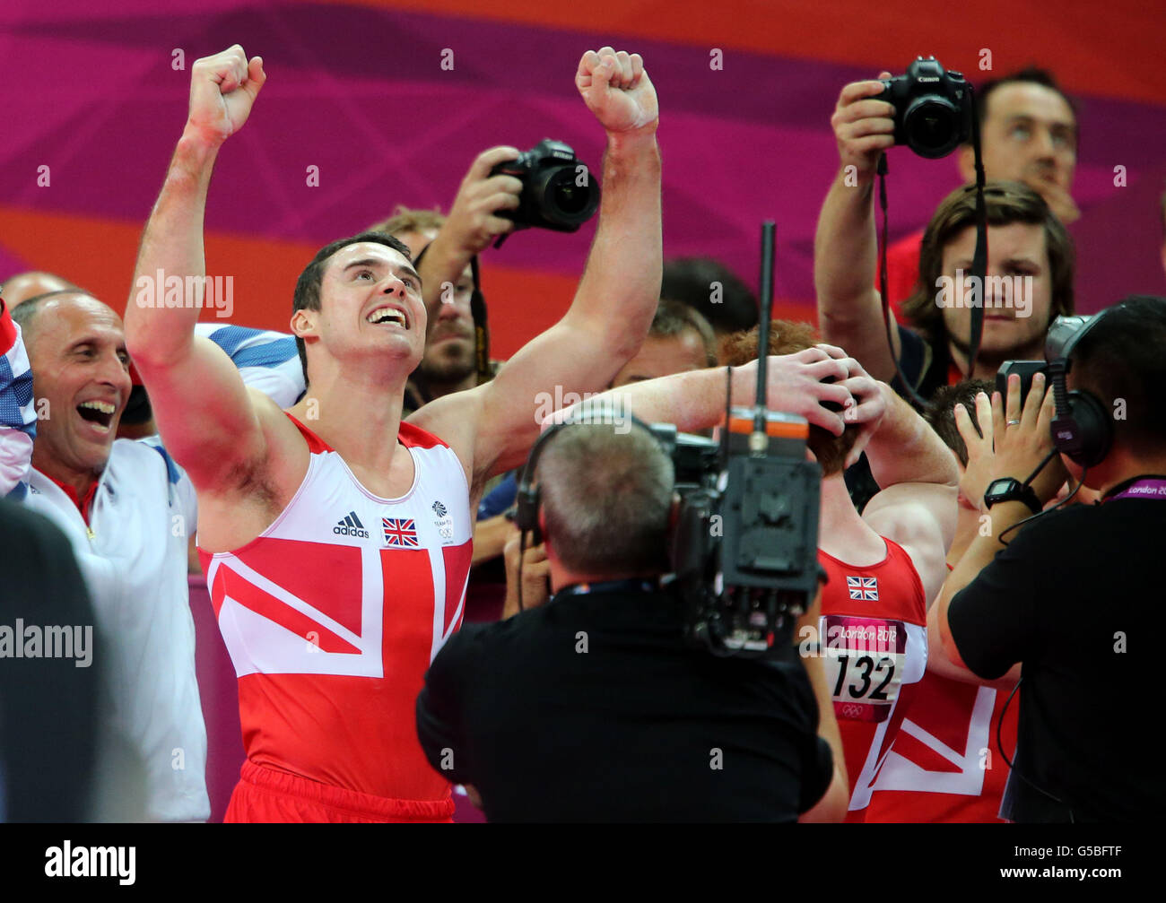 Great Britain's Kristian Thomas celebrates after winning the bronze ...
