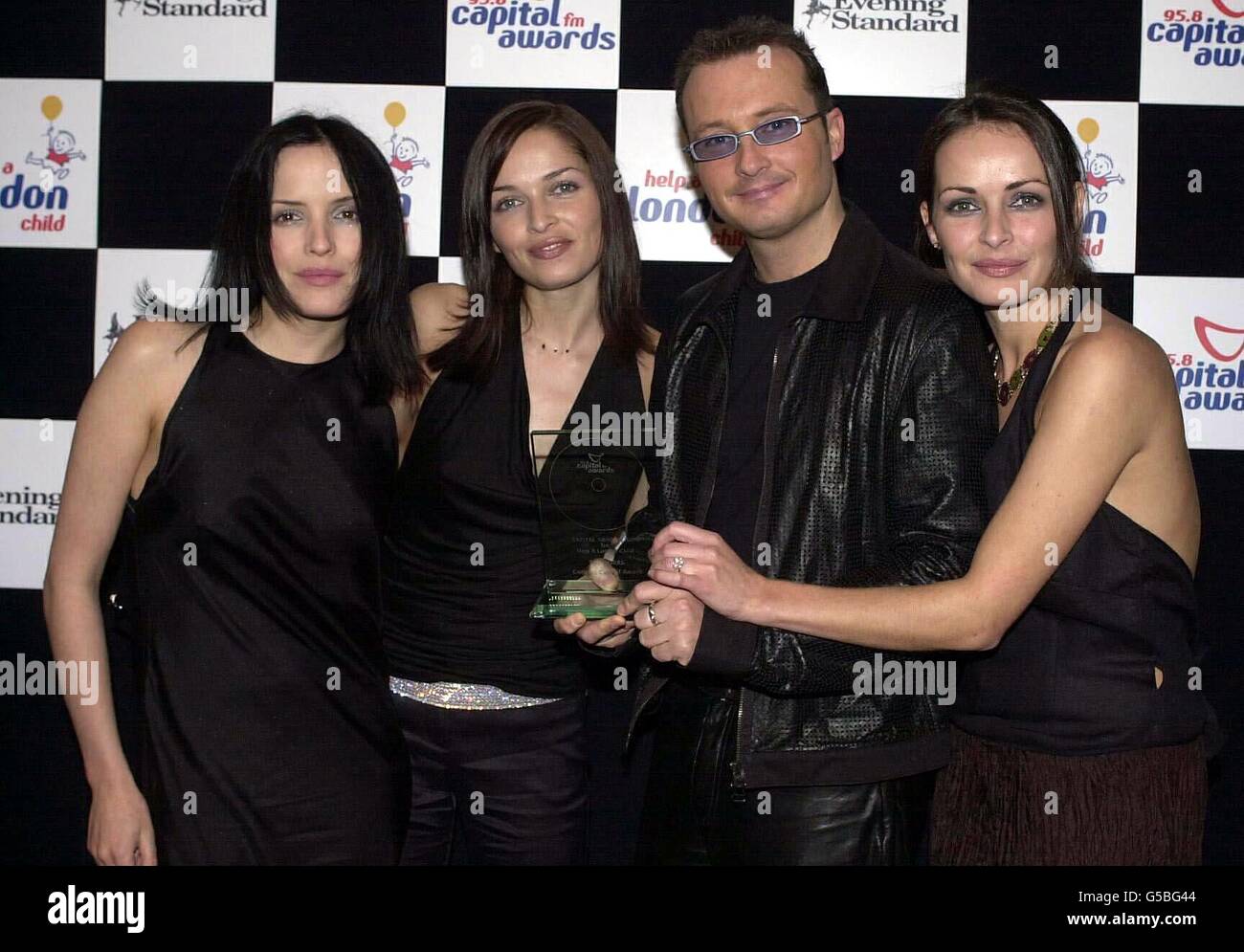 Capital Radio Awards Corrs. The Corrs with their Concert award at the ...