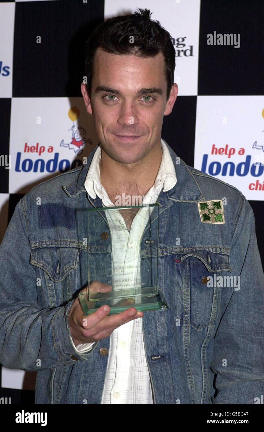 Capital Radio Awards Robbie Stock Photo - Alamy