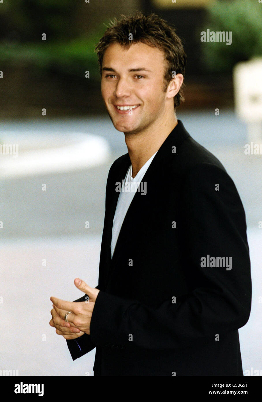 Jonathan Wilkes, friend and former flatmate of pop singer Robbie ...