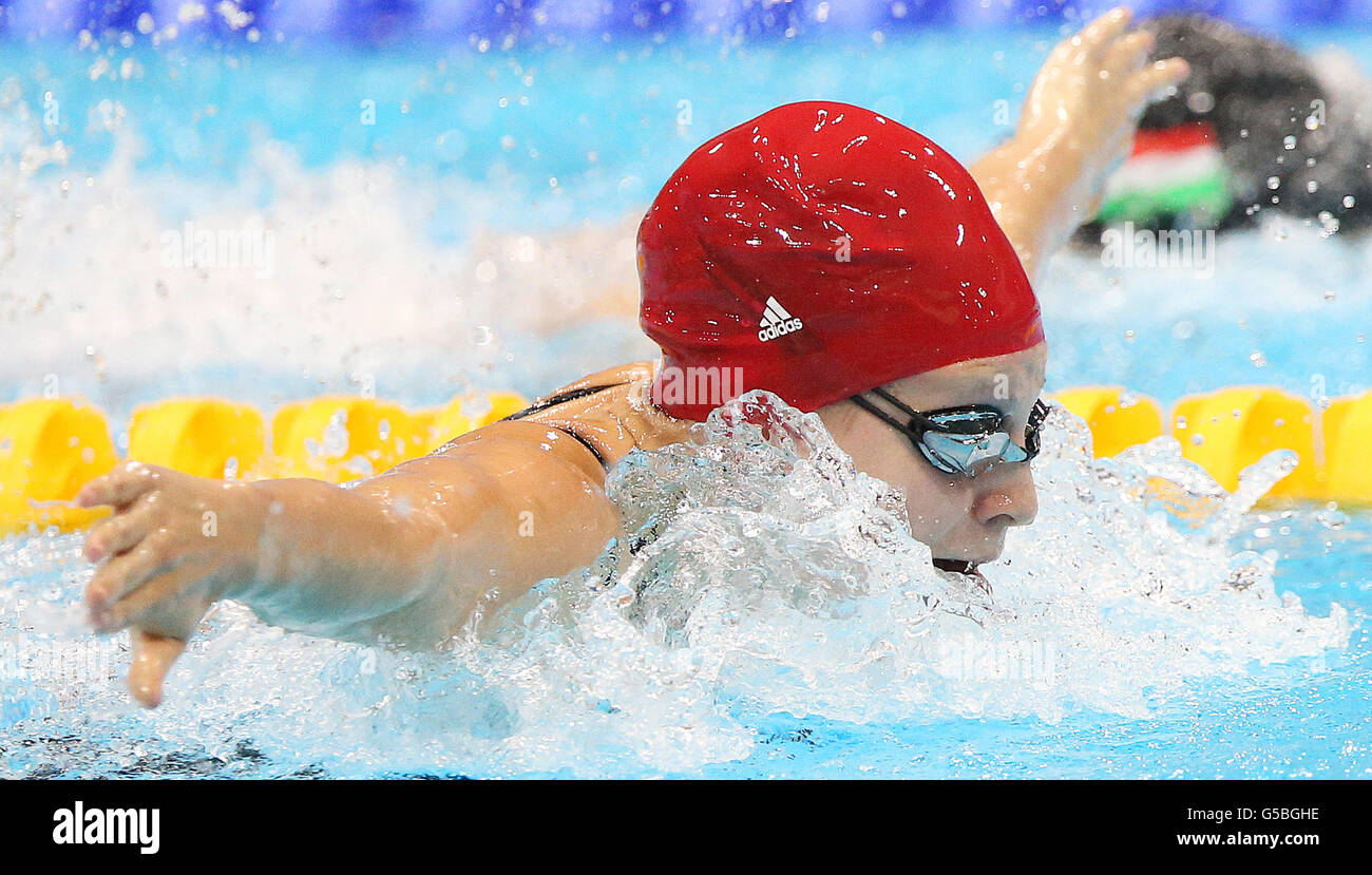 Great Britain's Ellen Gandy in action in her Women's 200m Butterfly ...