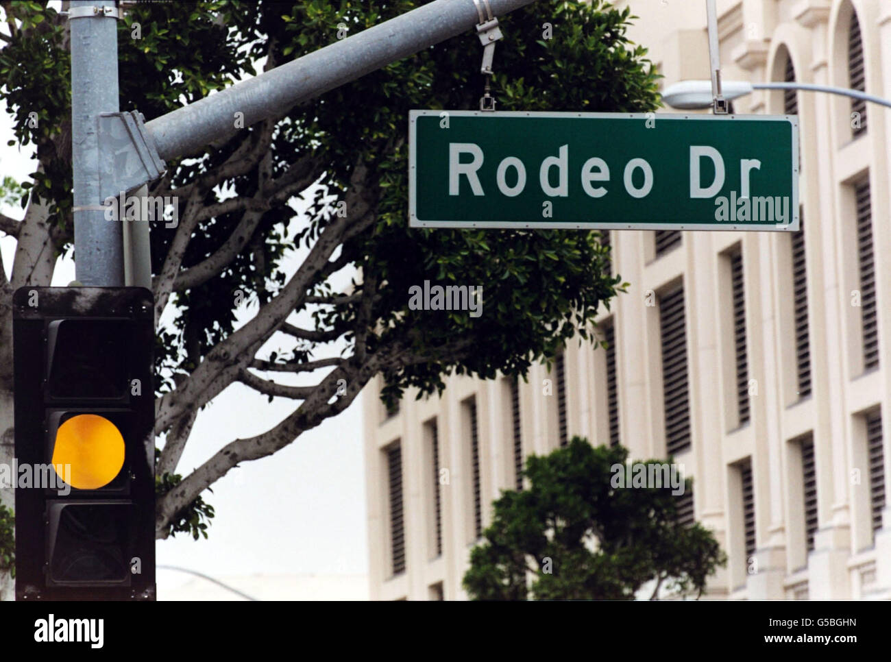 LA Stock Rodeo Drive sign Stock Photo - Alamy
