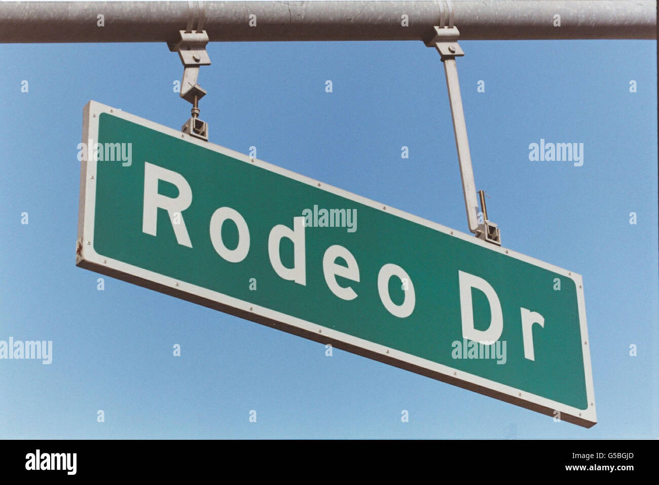 LA Stock Rodeo Drive sign Stock Photo - Alamy