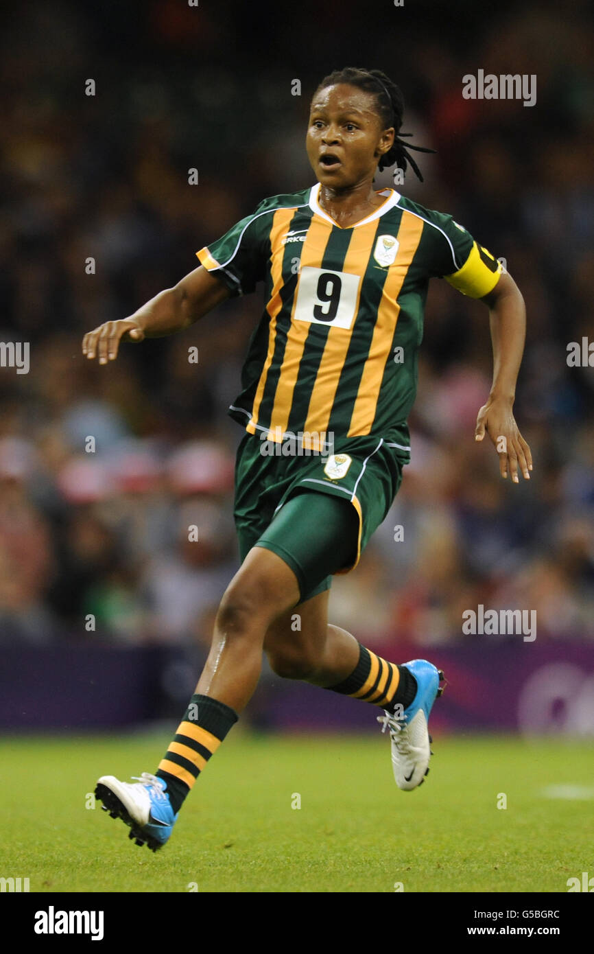 London Olympic Games, Day 4. South Africa's Amanda Dlamini Stock Photo ...