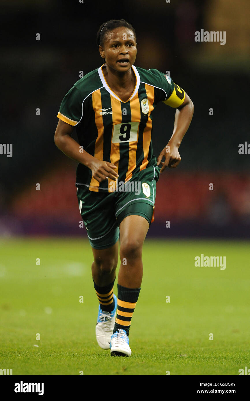 London Olympic Games, Day 4. South Africa's Amanda Dlamini Stock Photo ...