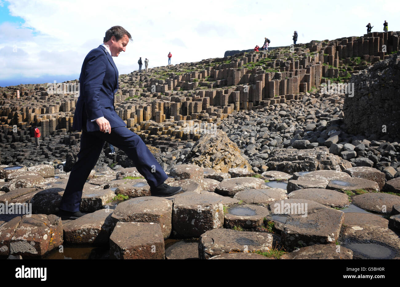 Cameron visit to Northern Ireland Stock Photo - Alamy