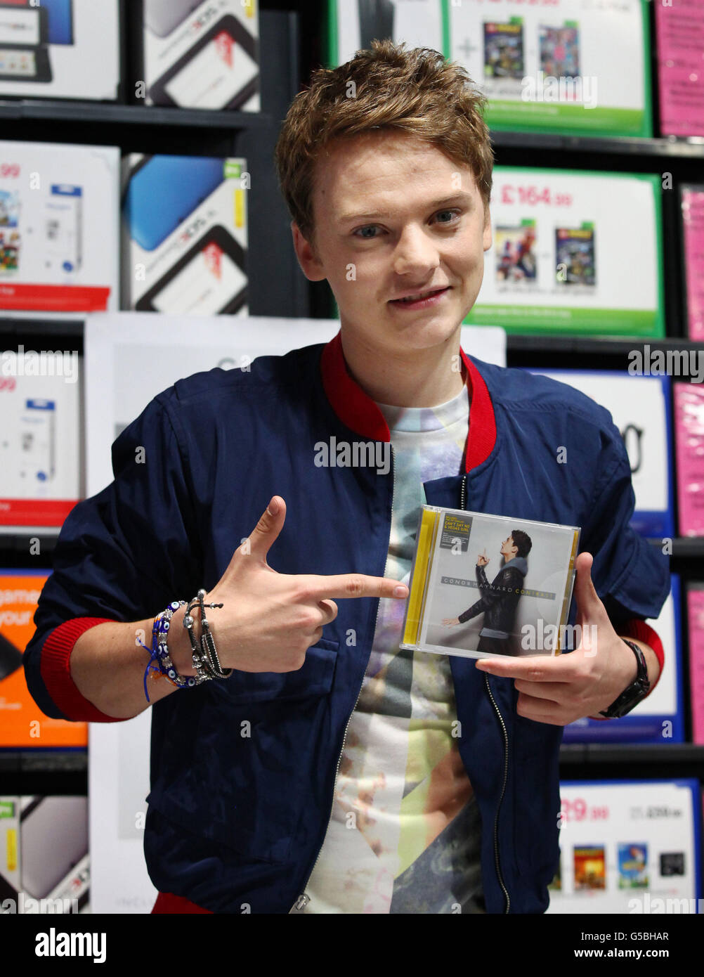 Conor Maynard album signing - Brighton. Conor Maynard signs copies of ...