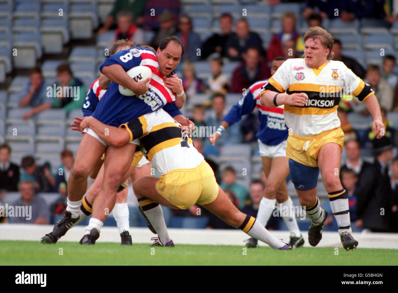 RUGBY LEAGUE 1990/91. ADRIAN SHELFORD, WAKEFIELD Stock Photo - Alamy
