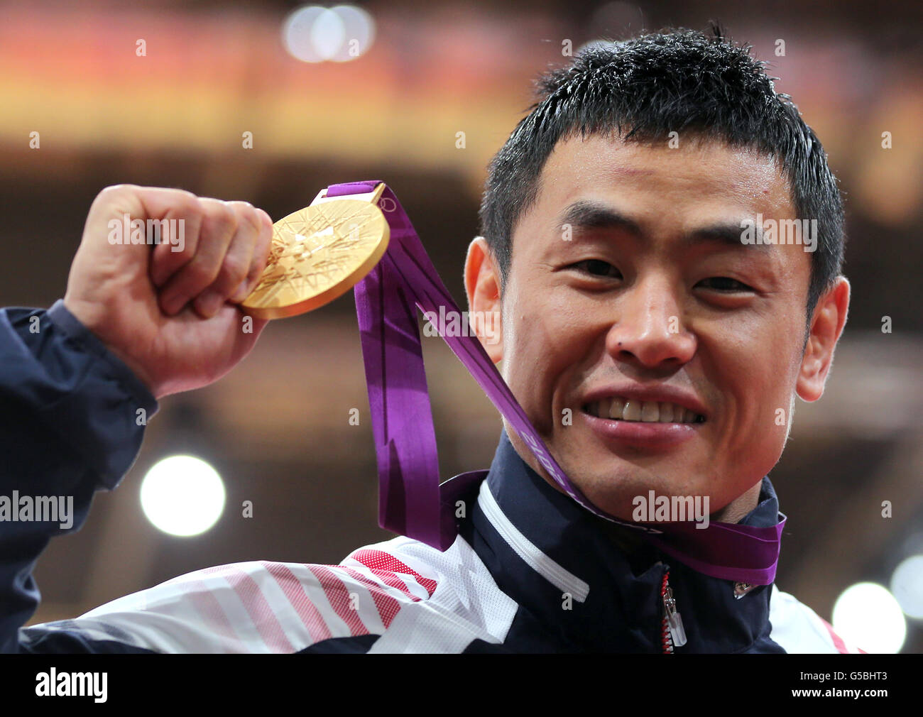 South Korea's Dae-Nam Song celebrates winning a Gold medal at Olympics ...
