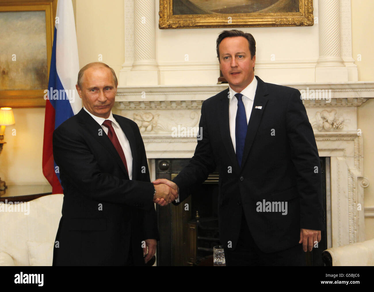 Putin visits uk hi-res stock photography and images - Alamy