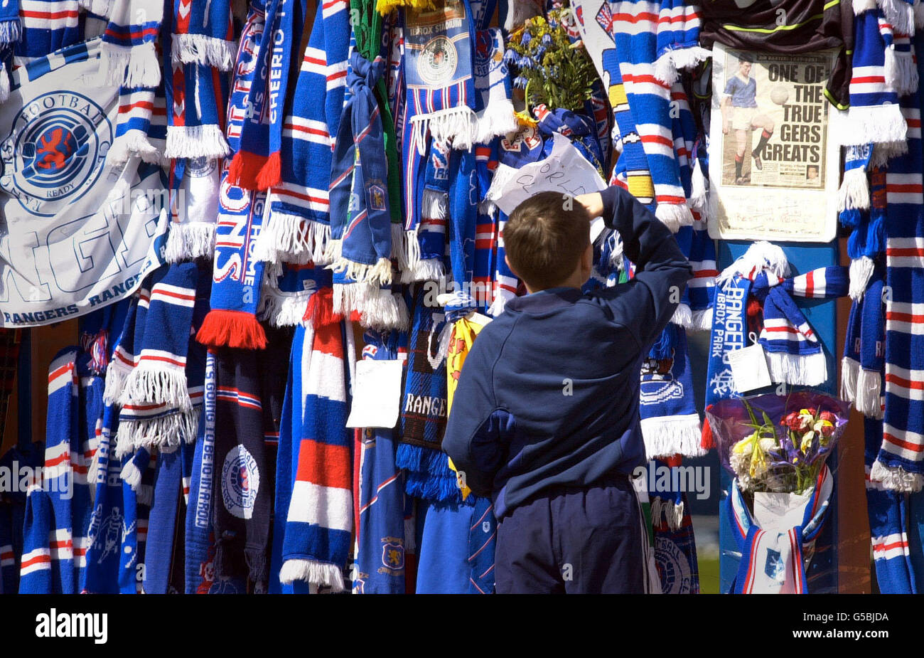Jim Baxter Funeral Stock Photo - Alamy