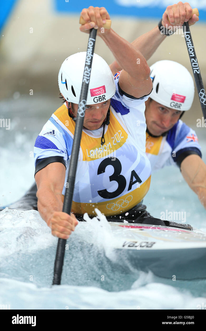 Great britains tim baillie and etienne stott rear hi-res stock ...