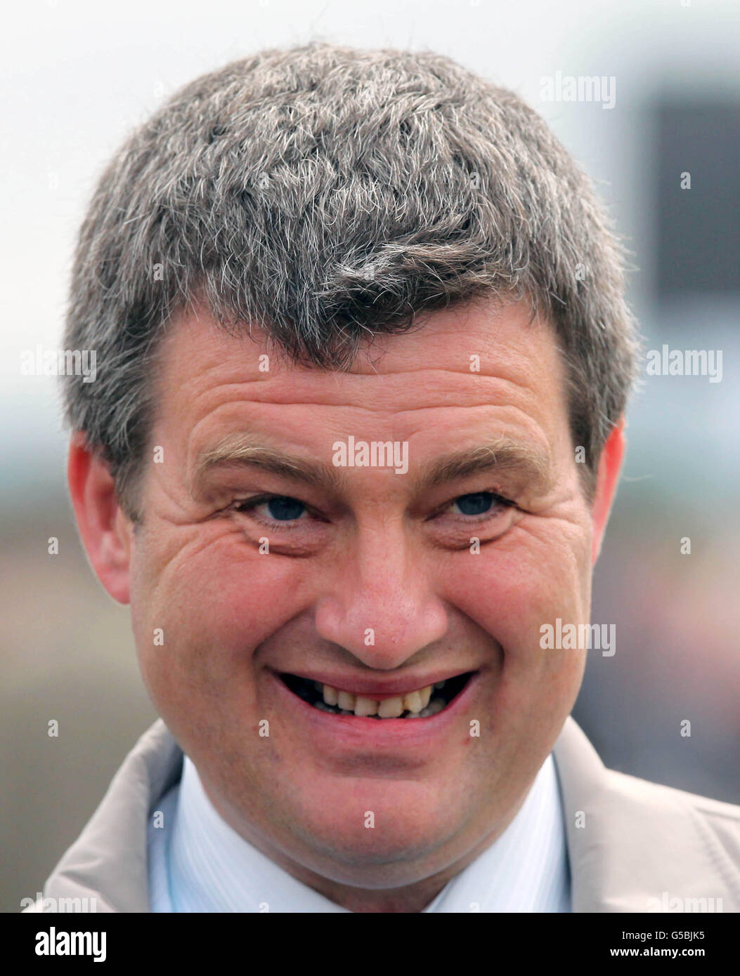 Trainer Roger McGrath before The Arthur Guinness Fund Novice Hurdle ...