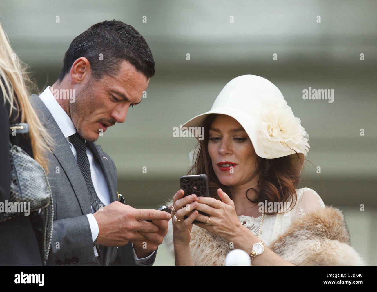 Actress and luke evans hi-res stock photography and images - Alamy