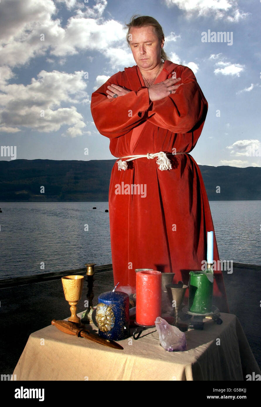 High priest in robe hi-res stock photography and images - Alamy