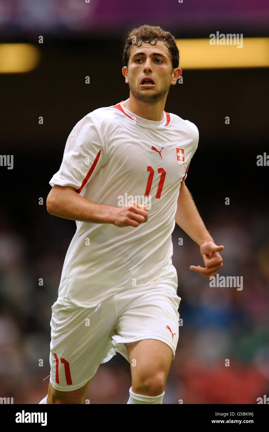 London Olympic Games - Day 5. Switzerland's Admir Mehmedi Stock Photo ...