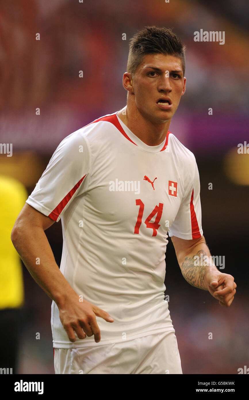 London Olympic Games - Day 5. Switzerland's Steven Zuber Stock Photo ...