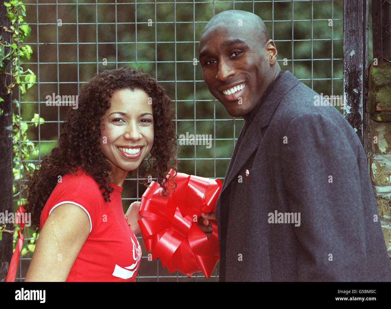 Sol Campbell and Margherita Taylor Stock Photo - Alamy