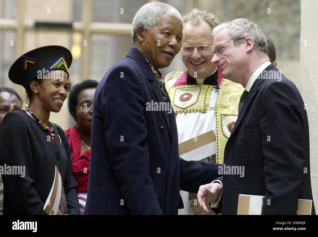 Nelson Mandela Slee Smith Stock Photo - Alamy