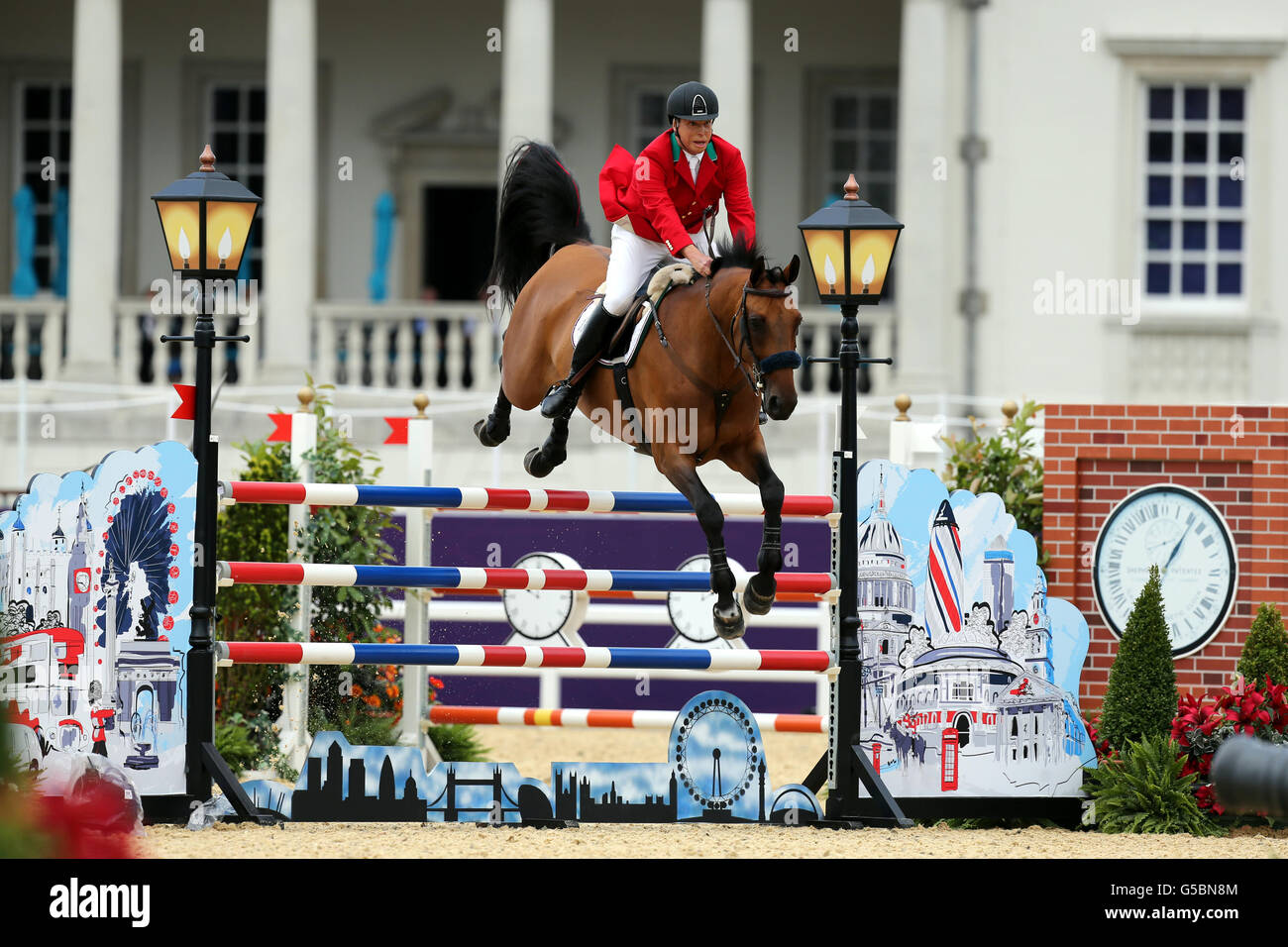 Mexico's Federico Fernandez riding Victoria in the Equestrian Jumping ...