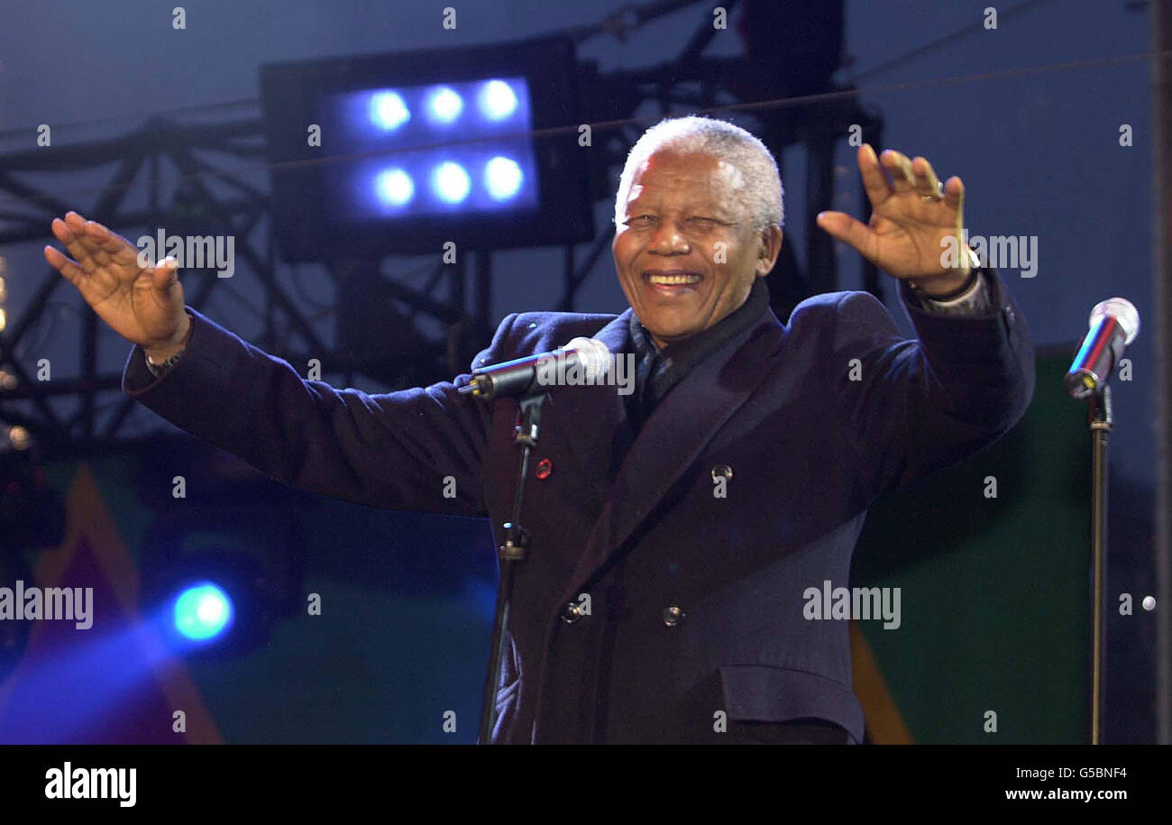 South Africa Concert Mandela Stock Photo - Alamy
