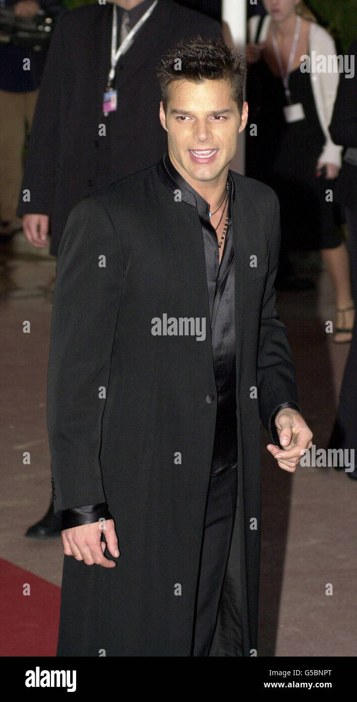 Puerto Rican singer Ricky Martin at the World Music Awards in Monte ...