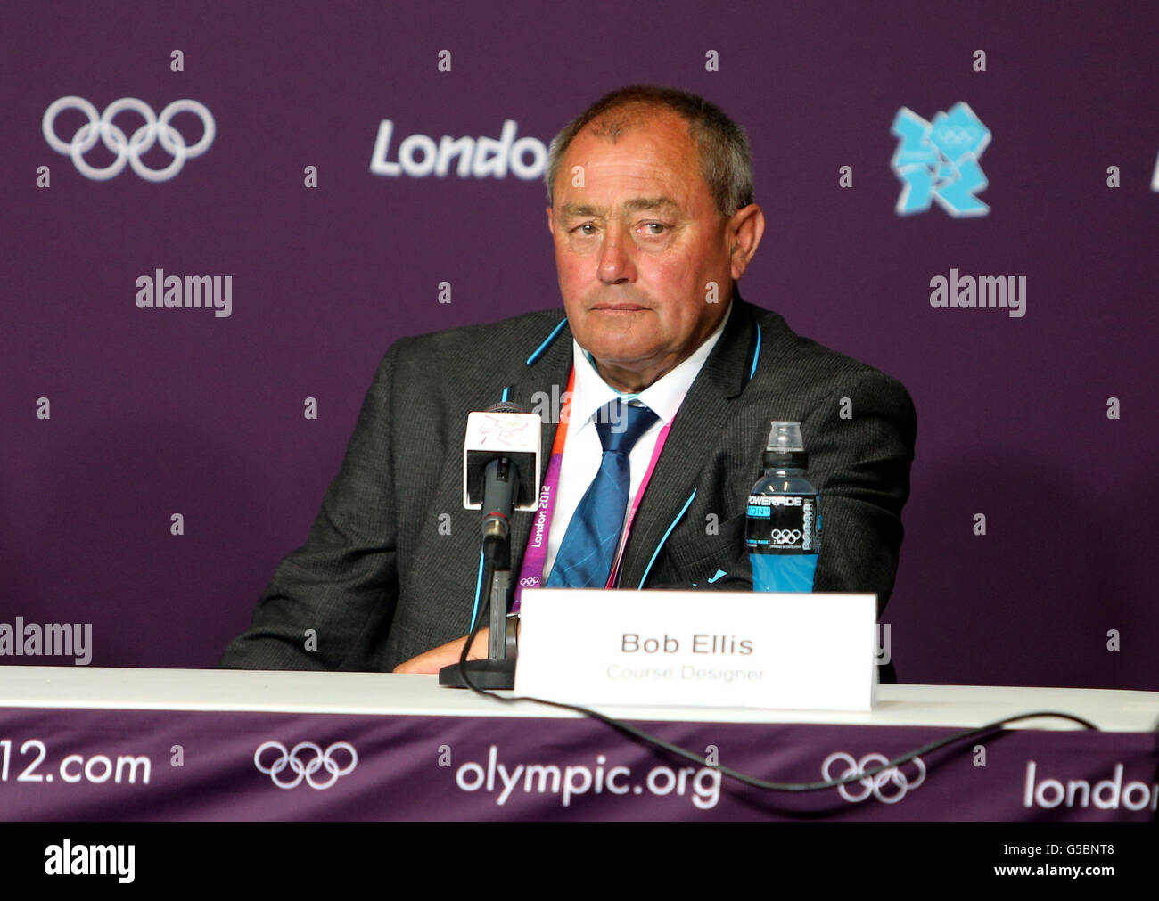 London 2012 Olympic show jumping Course Designer Bob Ellis from ...