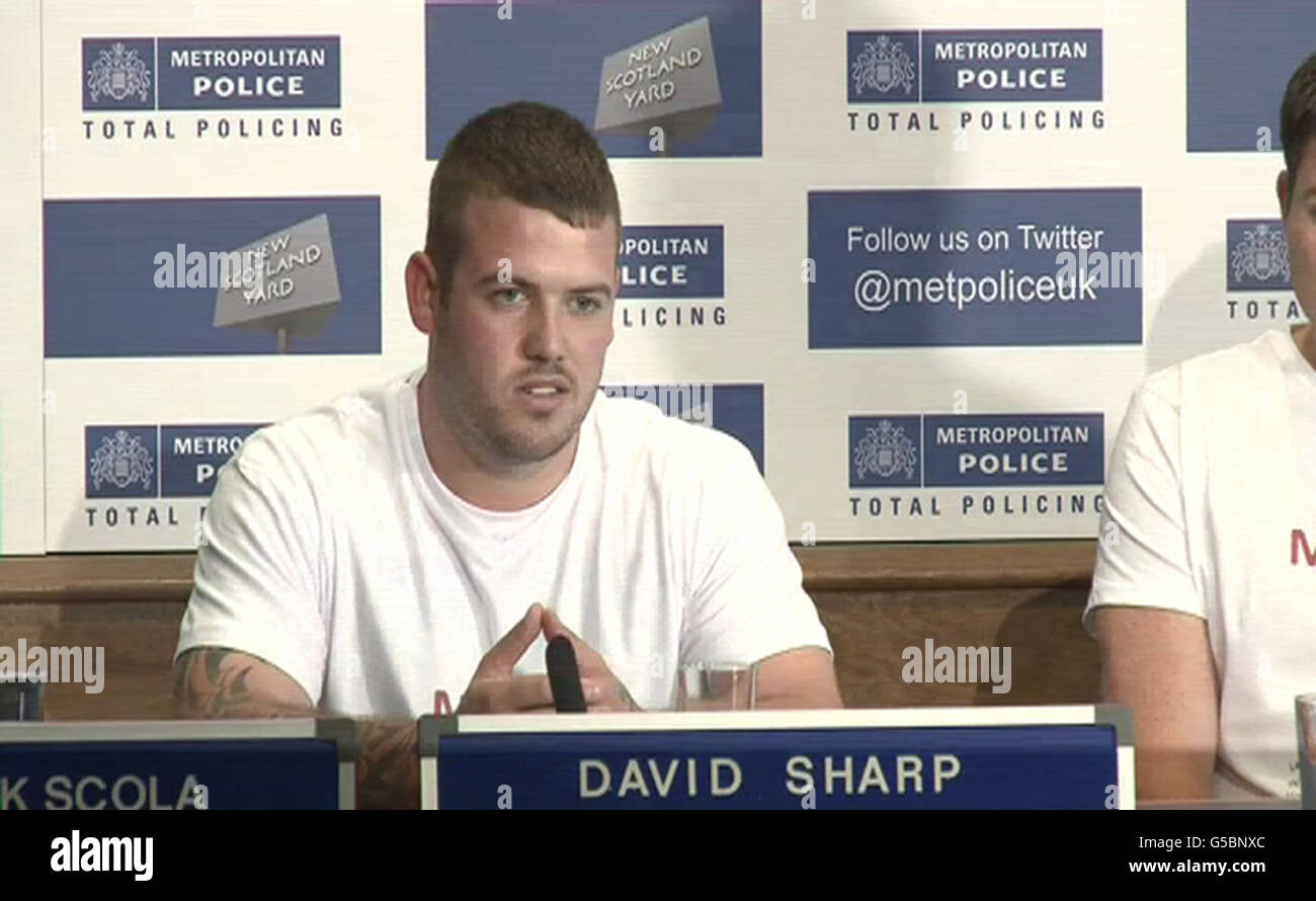 David Sharp during an appeal for information at New Scotland Yard in ...